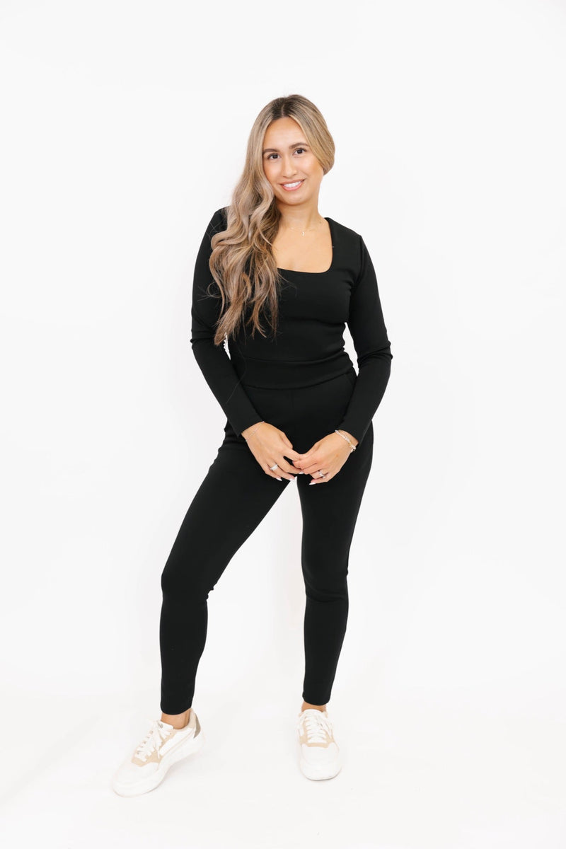 Smash+Tess Nadine Scuba Romper In Black | Free Canada-Wide Shipping ...