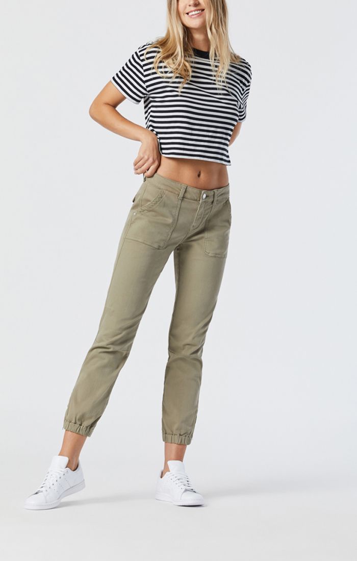 Mavi Ivy Vetiver Twill Slim Cargo Pant | Free Canada-Wide Shipping ...